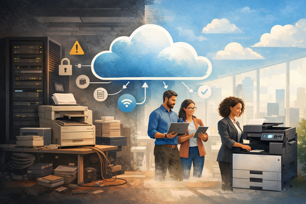 Cloud-Based Print & Scan: A Smarter Way to Manage Document Workflows